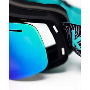 Kimoa - Ski Goggles Lab Gris, Adultos Unisex, Estandár