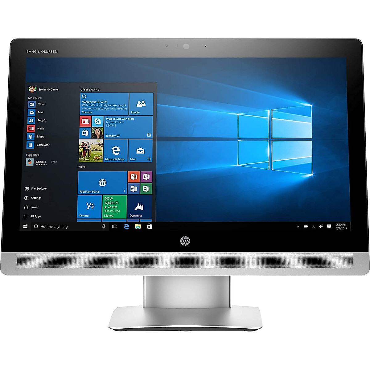 HP EliteOne 800 G2 23" FHD All in One PC - Intel Core i5-6500 3.2GHz 16GB 512GB SSD Webcam WiFi Windows 10 Pro (Renewed)