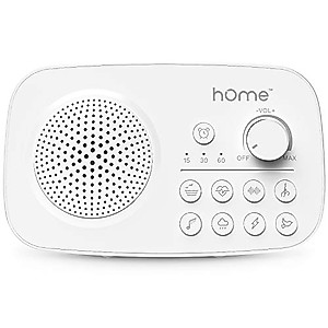 hOmeLabs Portable White Noise Machine - 8 Surprisingly Soothing Sounds for Sleep, Slumber, Siesta or Snooze