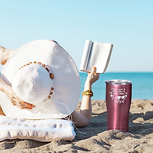 Funny Retirement Gifts for Women 2023 - Retirement Tumbler Cup 20oz - Retired Gifts for Women - Best Retirement Gifts for Women, Coworker - Happy Retirement Gifts - Female Retirement Gifts (Rose Gold)