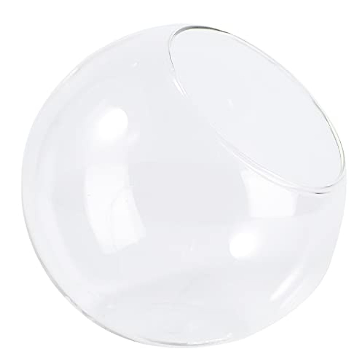 balacoo Small Animal Pet House Clear Glass Hideout Hut Cave Summer Cool Small Animal Nesting Habitat Cage Critter Bath House Cave Mini Hut Cage for Hamster Chinchillas Gerbils