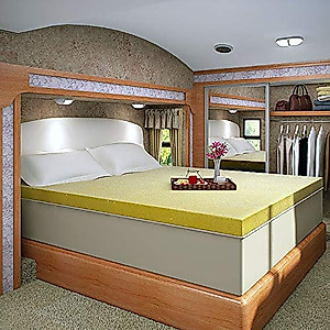 Accutex Foam USA Accu-Gold Visco Elastic 4-inch Memory Foam Mattress Topper XL Twin