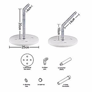 UgyDuky Hanging Decorative Cake Stand Anti Gravity Cake Pouring Kit Reusable Ice Cream Cake Stand for DIY Height Adjustable Floating Cake Stand for Birthday Wedding Graduation Baby Shower Party