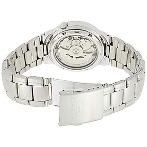 Seiko 5 Men's SNKA07 Automatic Black Dial Stainless Steel Watch