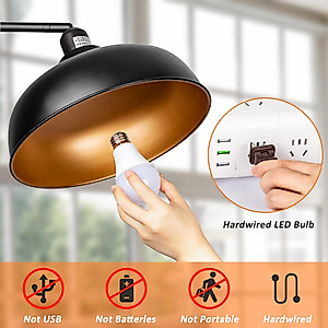 Brilvibera A19 LED Light Bulbs, E26 Dimmable Bulb with Remote Control, Warm White 2700k-6000K, 35000+ Hours Lifespan, Edison Dimmable LED Bulb for Floor Lamp, Desk Lamp, Pendant Light