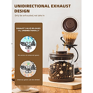 JIMALL Pop Top Food Storage Containers, Stackable Food Containers with Lids Airtight, Leak-proof Containers for Cereal Flour & Sugar, 4 Piece Set-3.5Qt,2.9Qt,2.1Qt,1.3Qt