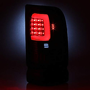 AKKON - For 1994-2001 Dodge Ram 1500 2500 3500 Black LED Tube Tail Lights Lamps (Driver + Passenger) Pair
