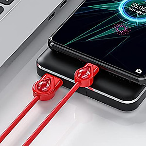 BGNTBUK Phone Charging Cables 2PCS 1m 3A Silicone Data Cable Mobile Phone Color Fast Charging Line Liquid Soft Plastic Flash Charging Cable C Charging Cable for Laptop