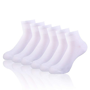 JOYNÉE Ankle Socks Women Low Cut Athletic Running with Cushion for Sports and Casual Use 6-Pairs Pack