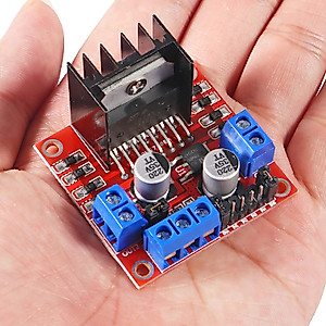 D-FLIFE 5pcs L298N Stepper Motor Driver Controller Board Dual H Bridge Module for Arduino Smart Car Power MEGA R3 Mega2560