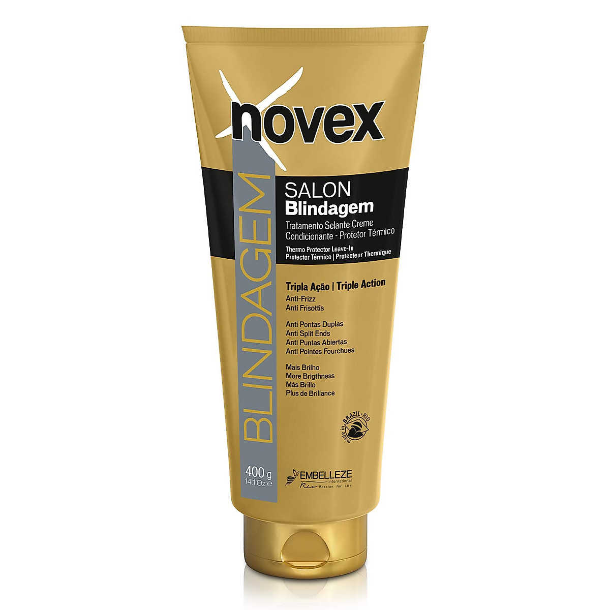 Novex Blindagem Thermal Protector Leave In 14 oz - Heat Protectant