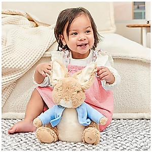 GUND Beatrix Potter Peter Rabbit Peek-a-Ears Animated Plush, Interactive Bunny Stuffed Animal, Sensory Toy for Babies and Toddlers, 11”