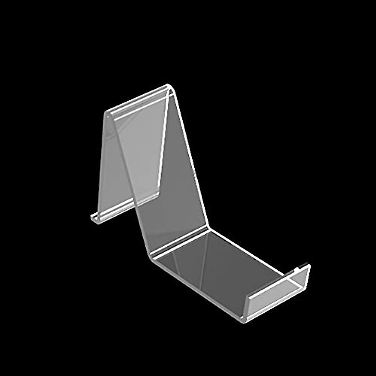 Wresty 2 Pair/4 Pcs Acrylic Shoe Store Display Stands Clear Sandal Display Stands High Heel Display Rack Holder for Home Shopping Malls