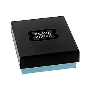 925 Sterling Silver Hawaii Natural Larimar Gemstone Multi-shaped High Polished Triple Band Ring