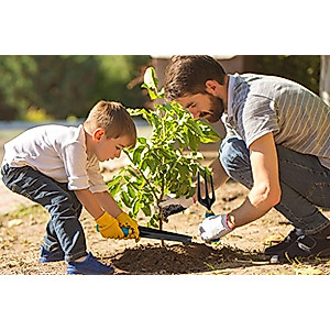 Gardening Tools Set from Alloy Steel - Heavy Duty Garden Tool Set with Light & Rubber Non-Slip Handle - Gardening Tool Kit - Ergonomic Garden Hand Tools - Gardening Gifts for Men and Women