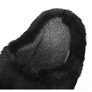 Rungion Cute Cat Sheep House Slippers for Women Men Fluffy Plush Slippers Cozy Soft Memory Foam Indoor Shoes Non-slip Winter