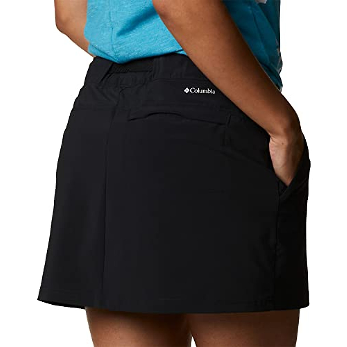 Columbia Women's Pleasant Creek Skort, Black, Large
