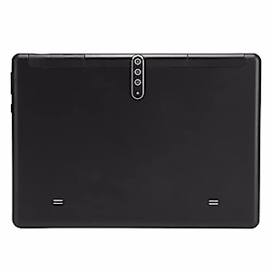 Kufoo 10.1in Tablet, 2.4 5G Dual Band WiFi 4GB 64GB Dual Camera 100‑240V Calling Tablet 1960x1080IPS for Study (US Plug)