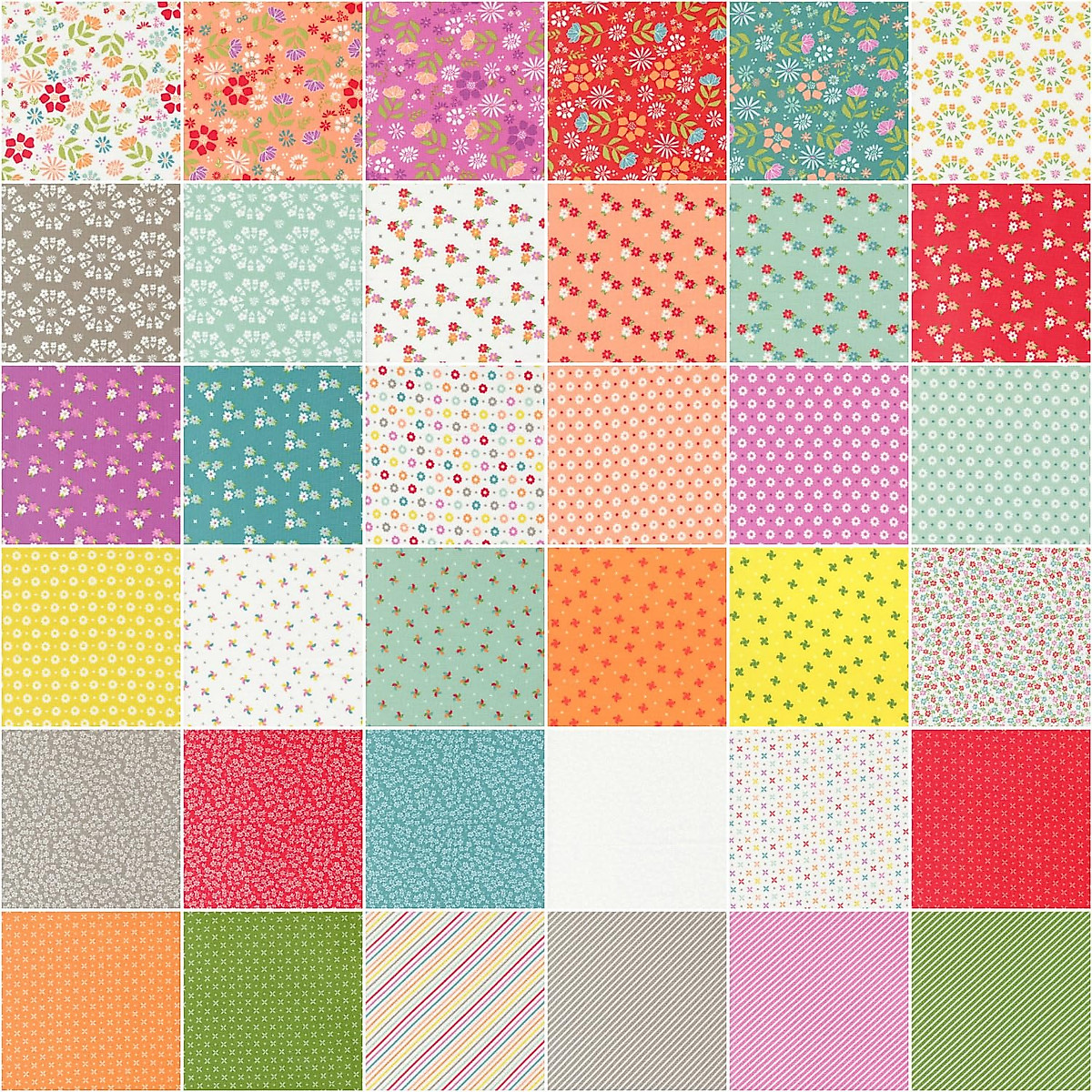 Laguna Sunrise Layer Cake®, 42-10" Precut Fabric Quilt Squares by Sherri & Chelsi