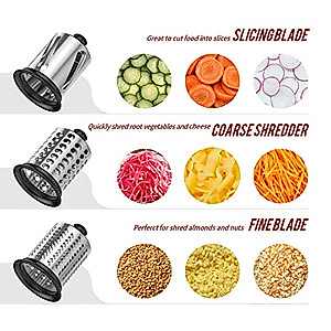 Slicer Shredder Attachment for KitchenAid Stand Mixers, Vegetable Slicer Attachment for Kitchenaid, Cheese Grater Attachment for KitchenAid by Gvode