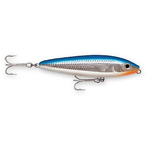 Rapala Saltwater Skitter Walk 11 Fishing lure, 4.375-Inch, Blue Mullet