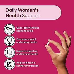 Probiotics for Women with Organic Prebiotics - 50 Billion CFU, D-Mannose & Cranberry Extract for Digestive, Immune & Feminine Support - 6 Probiotic Strains Selected for Women - Womens Probiotic - 30ct