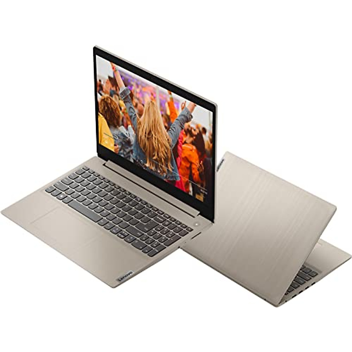 2022 Lenovo IdeaPad 3 15.6" HD Touch Screen Laptop, Intel Dual-Core i3-1115G4 Up to 4.1GHz, 8GB DDR4 RAM, 512GB PCI-e SSD, Webcam, WiFi 5, HDMI, Bluetooth, Windows 10 S - Almond + TiTac Card
