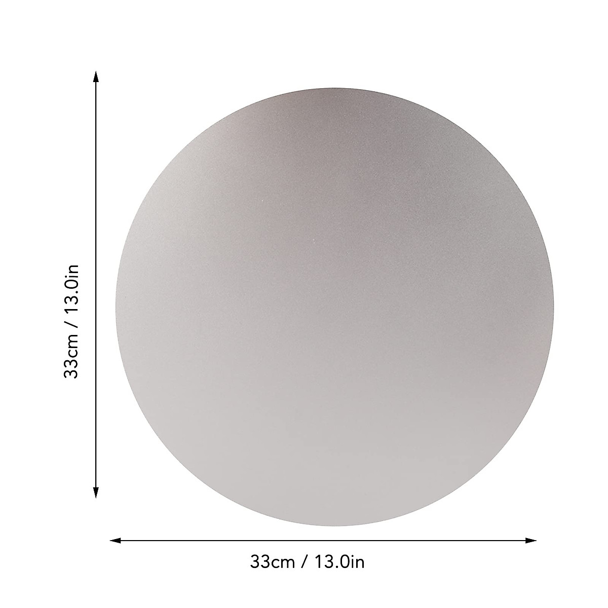 360° Rotation Monitor Swivel Base,330mm Silver Aluminum Alloy Computer Screen Monitor Turntable Stand Rotating Desktop Holder Swivel Base Mat for i,Laptop,Potted Plants,Arts & Crafts