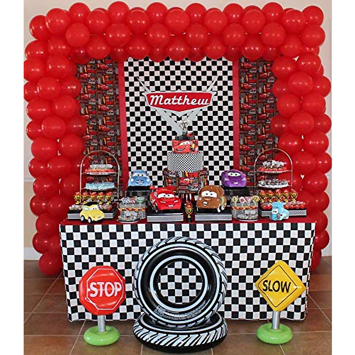 LYLYCTY 7x5ft Checkers Backdrop Black and White Racing and Checkered Pattern Photo Booth Chess Board Texture Grid Photography Background LYZY0505