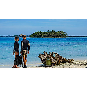 Skog Å Kust SnorkelSåk 2-in-1 Mesh Snorkel Bag with Removable Interior Waterproof Dry Bag | Blue