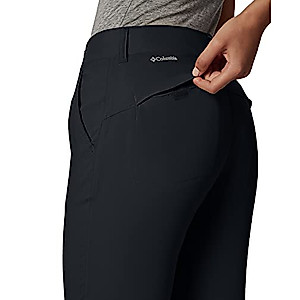 Columbia Women's Standard Saturday Trail II Convertible Pant, Black, 12 Regular
