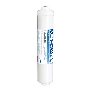 APEC Water Systems FI-CAB12-QC Commercial-Grade US Made Inline Carbon Post-Filter 12" 3/8" Output