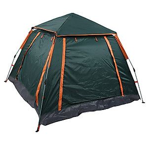 Quick Open Tent, 5 Sided Mosquito Net Design Waterproof Portable Foldable 4 Sided Tent with Shade Cloth, Camping Tents for Camping Gardening Hiking Fishing