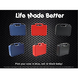 Life Made Better Storage Organizer - Compatible with Oster Classic 76, Philips Norelco, Wahl and Accessories - Durable Carrying Case - Black