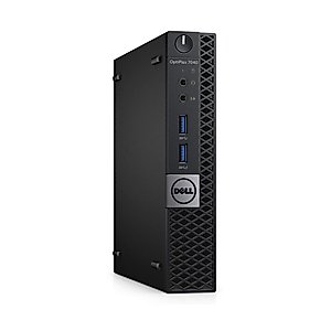 Dell OPTIPLEX 7040 6th Gen Micro Business Desktop Computer, Intel Quad Core i5 6500T up to 3.1GHz, 8G DDR4, 1T HDD, WiFi, BT 4.0, USB 3.0, HDMI, DP, Win 10 64-Bit Supports EN/ES/FR(CI5) (Renewed)
