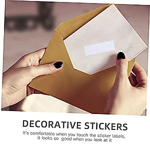 TEHAUX 2 Sets Label Gift Stickers Present Tags Sticker Barcode Gift Tags Stickers Gift Tag Sticker Adhesive Gift Tags Candy Stickers Price Tags D11 Cable Office Supplies Paper