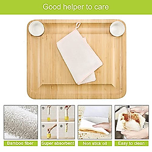 Weoowin Bamboo Charcuterie Boards and Knife Set - Large Cheese Board, Cheese Platter & Tray, Unique House Warming, Birthday, Christmas, Wedding, Registry, Bridal Gift