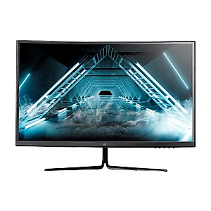 Monoprice Zero-G Curved Gaming Monitor - 32in, 1500R, 16:9, 2560x1440p, WQHD, 165Hz, HDMI, DisplayPort, VA Technology, Adaptive Sync