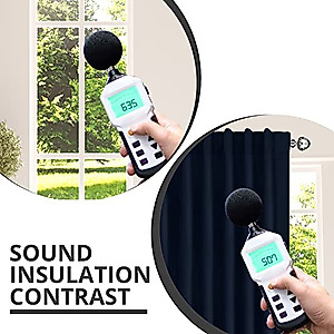 Utopia Bedding Curtain - Rod Pocket Blackout Curtains 84 Inch Length 2 Panels Set - Thermal Curtains & Drapes for Living Room, Bedroom, Dining Room, Home Office, Classroom, 52W x 84L Inches, Navy