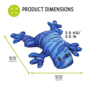 manimo Weighted Stuffed Frog for Kids & Adults – Frog Toys Sensory Lap Pad - Stress Relief Weighted Frog Plush for Chest, Back & Legs - Perfect for Home, Schools, kindergardens, Daycares
