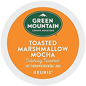 Green Mountain Coffee Roasters Toasted Marshmallow Mocha, Single-Serve Keurig K-Cup Pods, Flavored Light Roast Coffee Pods, 96 Count