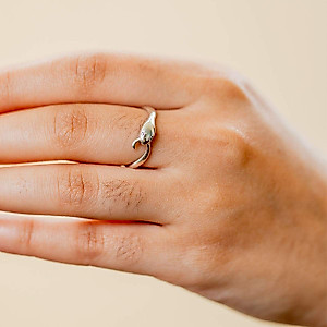 Boma Jewelry Sterling Silver Snake Ring, Size 9