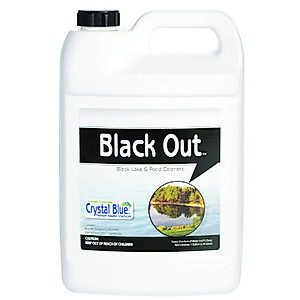 Sanco Industries Black Out Lake and Pond Dye - One Gallon of Professional Lake & Pond Dye – Treats Up to 1 Acre – Deep Black Color - Safe for Fish, Wildlife, Pets & Children
