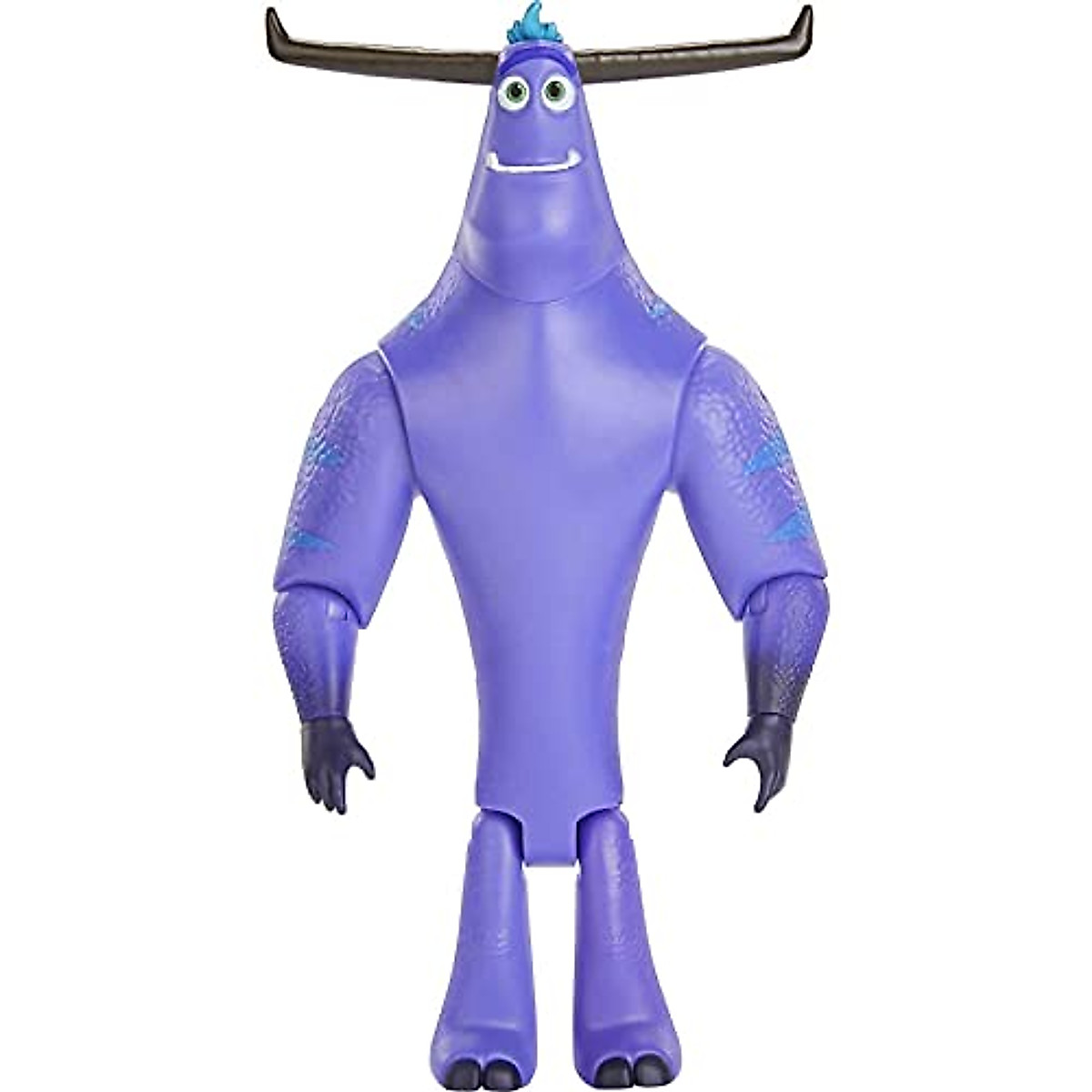 Mattel Monsters at Work Tylor Tuskmon Action Figure, Collectible Disney Plus Character Toy, 7.9-in Tall Highly Posable with Authentic Detail, Kids Ages 3 Years & Older
