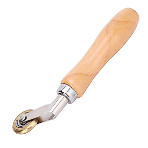 PVC/TPO/EPDM Single Ply Roofing Brass Penny Roller and Flooring Corner Detail Seam Roller (6mm x 30mm)