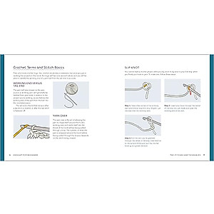 Crochet for Beginners: A Stitch Dictionary with Step-by-Step Illustrations and 10 Easy Projects