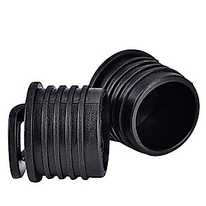 DNHCLL 4 PCS Thread Boat Stopper for Kayak Canoe Marine Replacement Accessory, Rubber Kayak Scupper Plug Kit Drain Holes Plugs