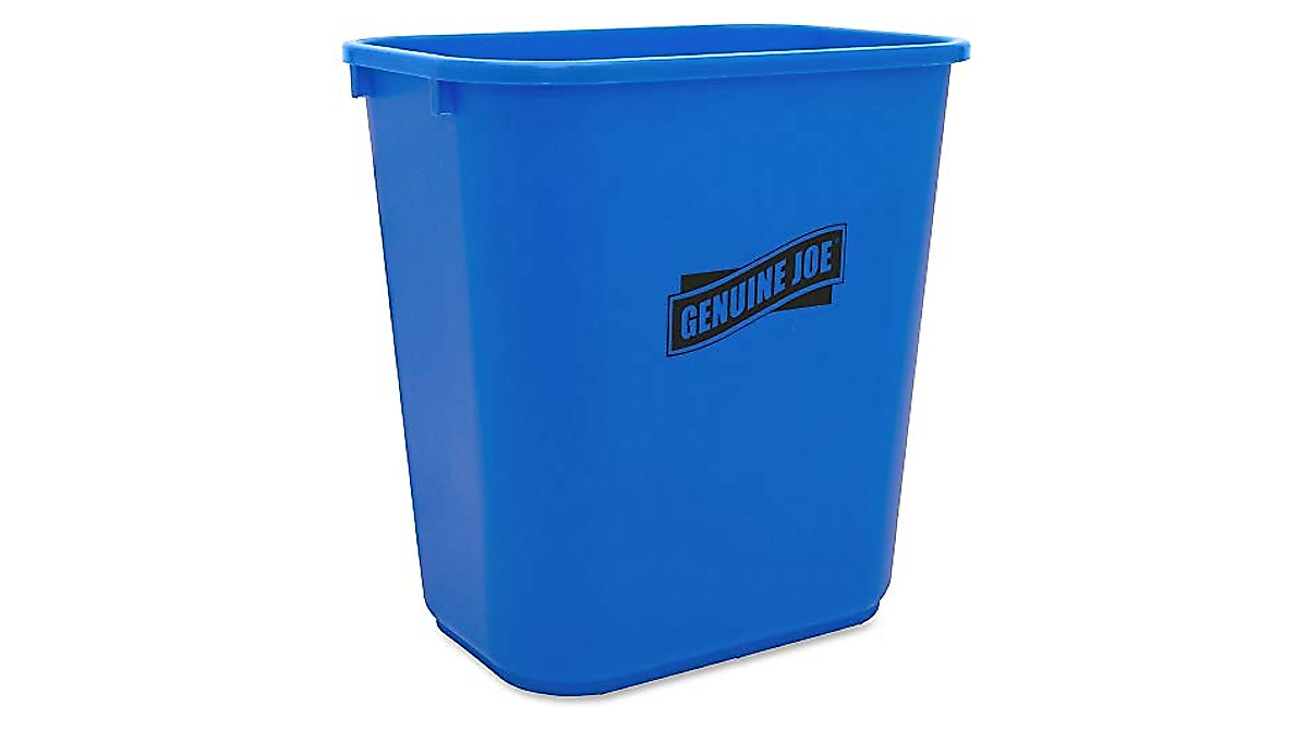 Genuine Joe 28-1/2 Qt Recycling Wastebasket for Office & Classroom