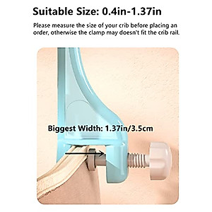 BSROLUNA Baby Crib Mobile with Music and Lights, Baby Mobile for Crib with Remote Control, Hanging Rotating Animal Rattles, 50 Songs and Timing Function, Cartoon Baby Crib Toys for Girls (Baby Blue)