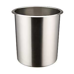 Winco BAMN-3.5, 3.5-Quart Stainless Steel Bain Marie Pot W/О Lid, NSF, Double Boiler, Sauce Pot
